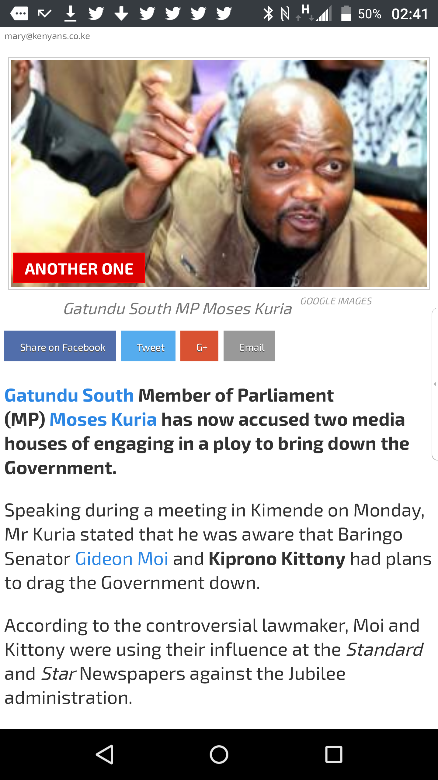 Kiprono Kittony: The Fake-Accent Kalenjin Thief Steadfastly Following ...
